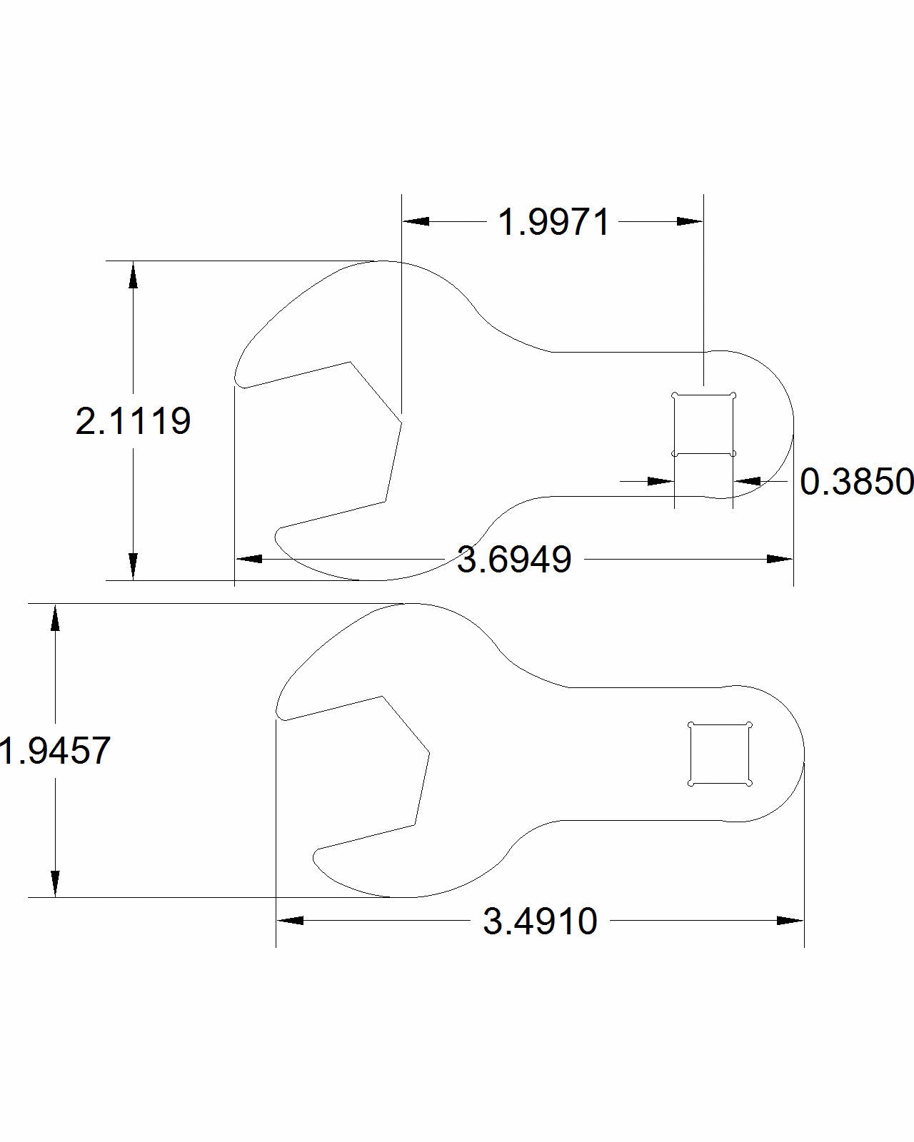 Mercedes knox sensor crows 22mm and 24mm – Mass Fabricator