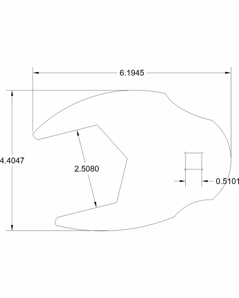 2 1/2" in Crows foot adapter – Mass Fabricator