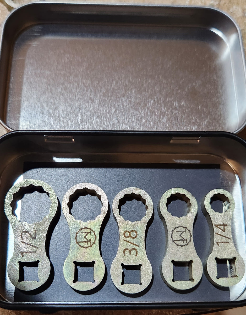 Bulletproof Dog Bone SAE 5-piece set with a 1/4 drive – Mass Fabricator